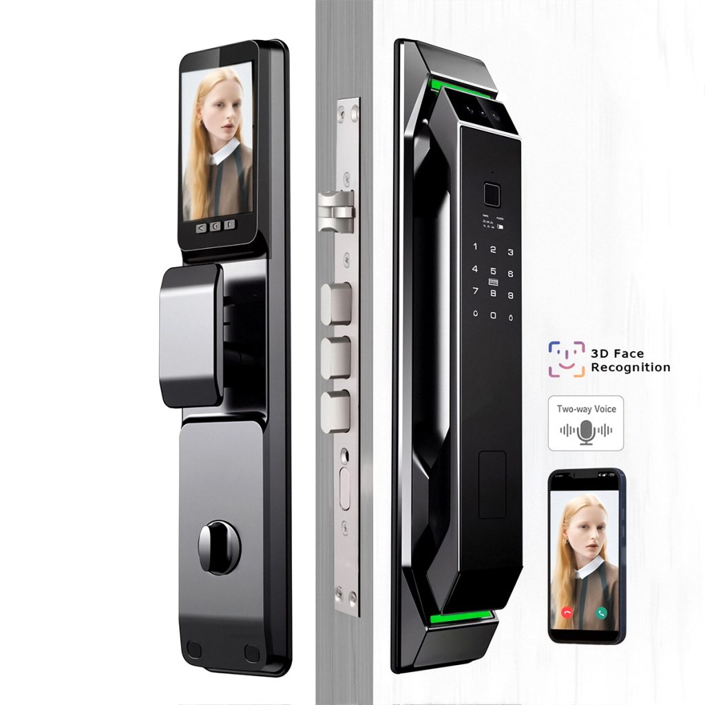 High Quality 3D Facial Recognition Smart Door Lock - Mellentrend